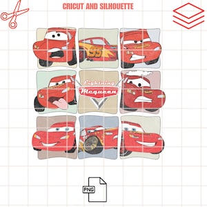 Lightning Mcqueen PNG Bundle: Cars Movie Clipart (digital Download) - Etsy