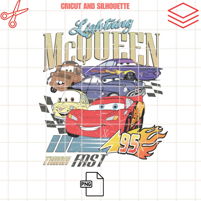 Lightning Mcqueen PNG Bundle: Cars Movie Clipart (digital Download) - Etsy