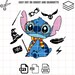 Stitch Wizard Svg: Kawaii Cricut Silhouette Cut File (digital Download ...