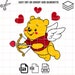 Winnie the Pooh Cupid Svg, Love Svg, Valentines Day Svg, Kawaii Svg ...