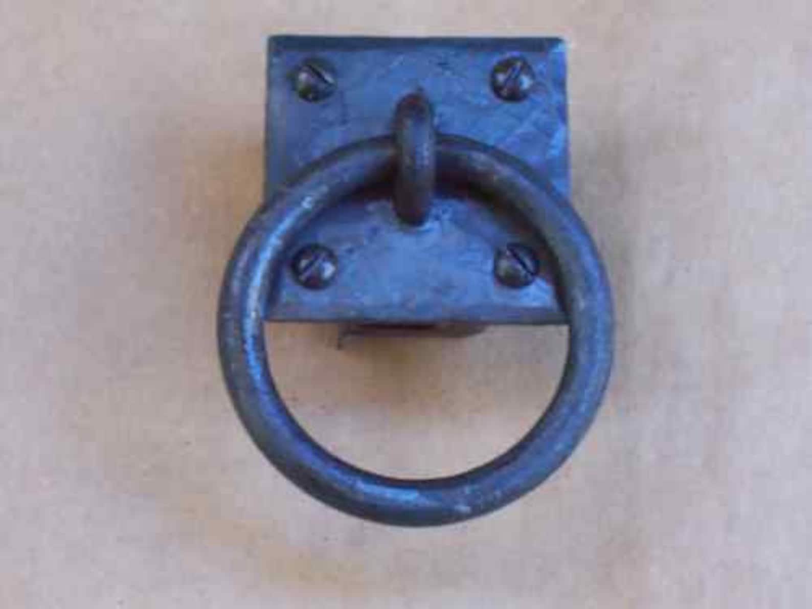 2 Inch Ring Pull - Blacksmith Forged - Etsy