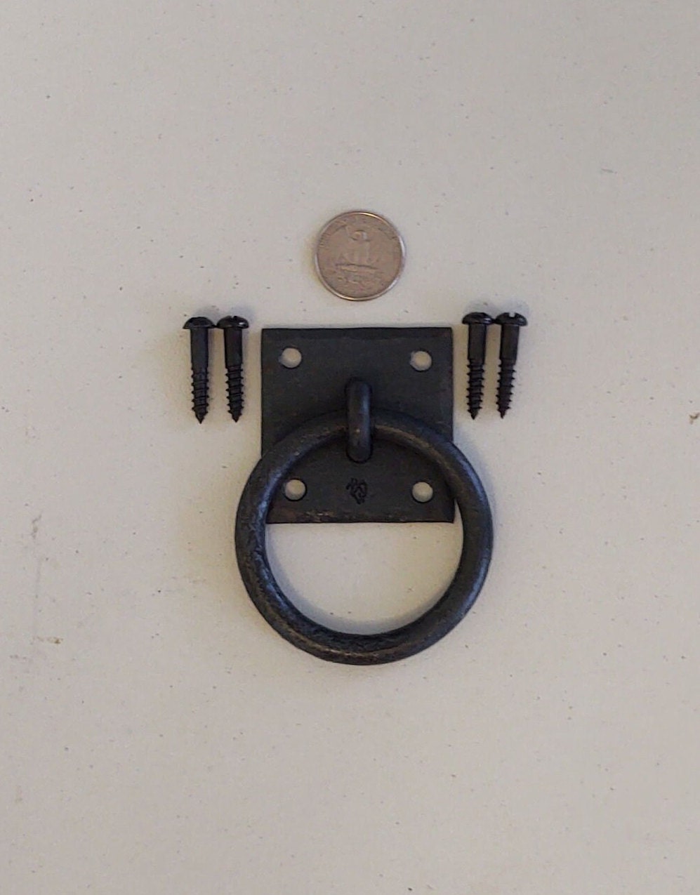 2 Inch Ring Pull - Blacksmith Forged - Etsy