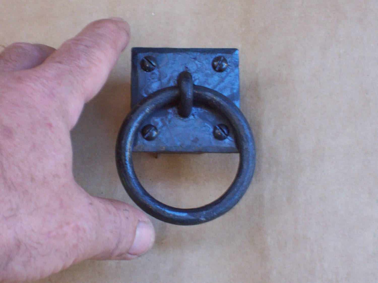 2 Inch Ring Pull - Blacksmith Forged - Etsy