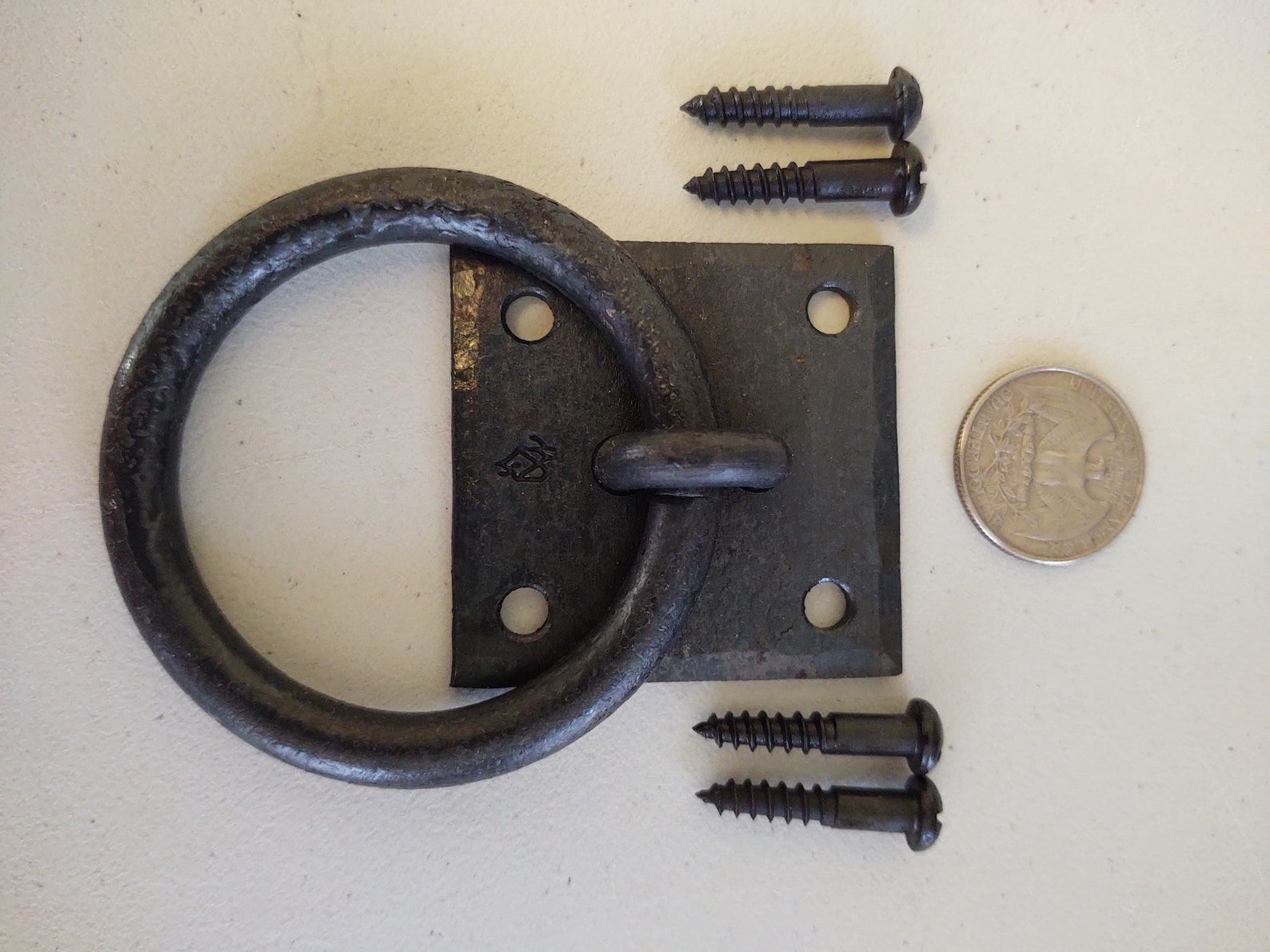 2 Inch Ring Pull - Blacksmith Forged - Etsy