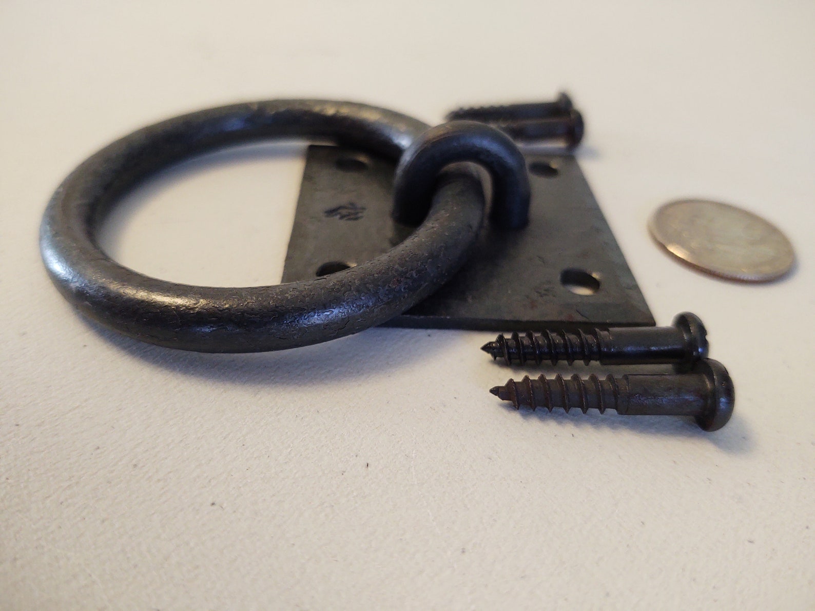 2 Inch Ring Pull - Blacksmith Forged - Etsy