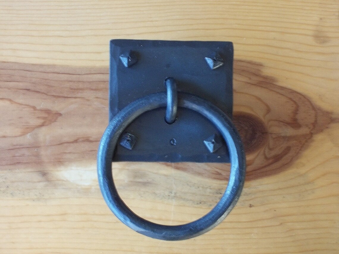 3 Inch Ring Pull Blacksmith Forged - Etsy