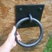 Ring Pull 9 Inch Heavy Duty Blacksmith Hand Forged Wrought Iron USA - Etsy