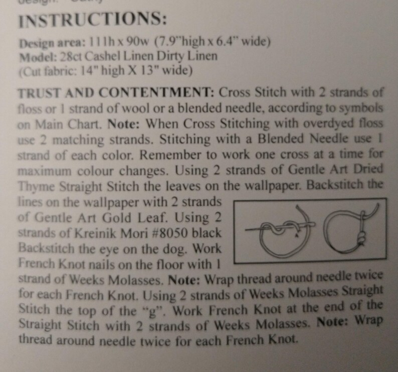 The Victoria Sampler Cathy Jean Trust & Contentment Cross Stitch ...