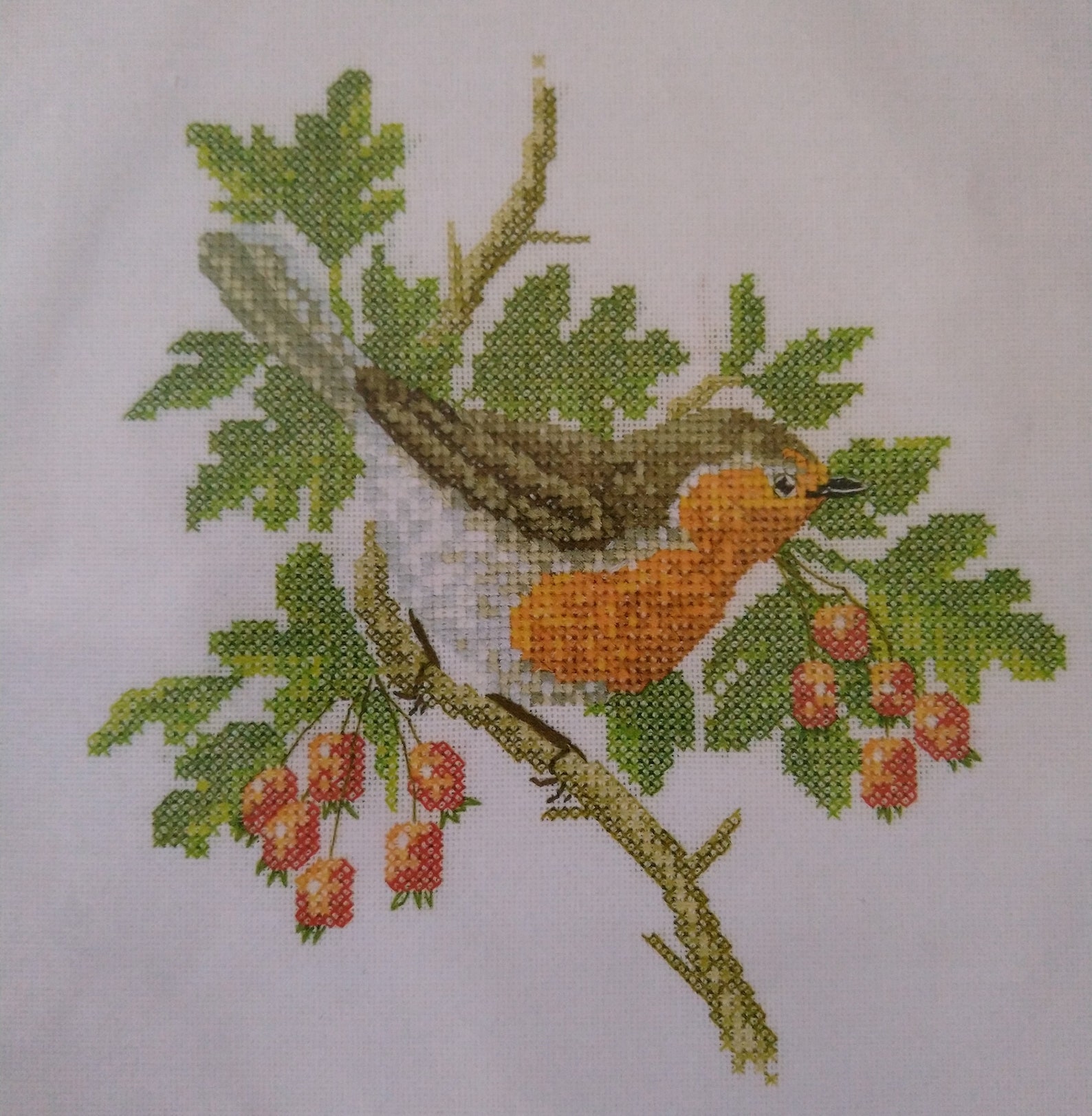 Heritage Crafts-david Merry Portfolio-robin Counted Cross Stitch - Etsy