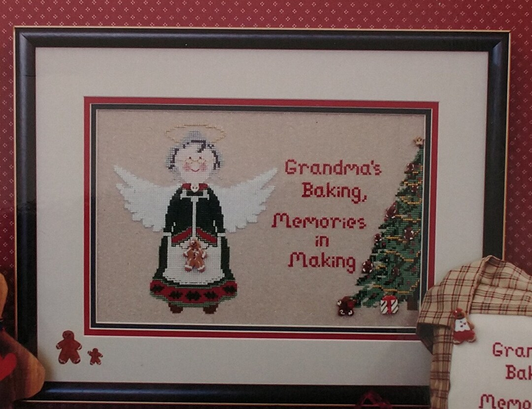 The Stitchworks Grandma Angel Cross Stitch Pattern Christmas Cross ...