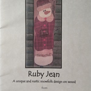 Rustic Country Handcrafts-ruby Jean-5g-003 Wool Applique Winter ...