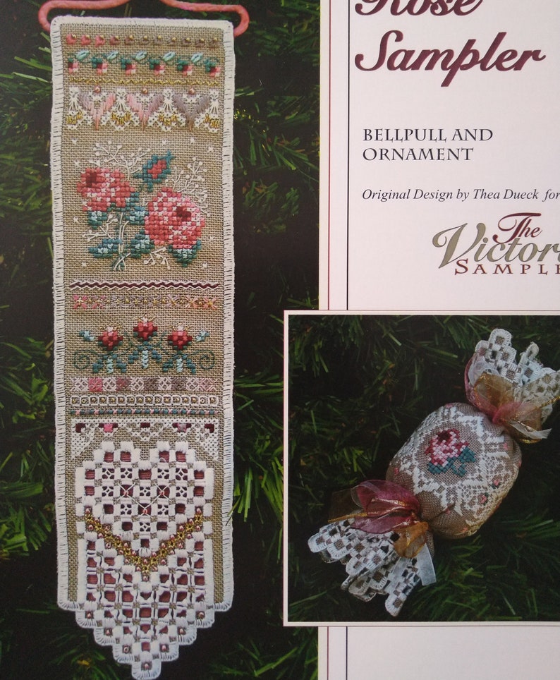 Thea Dueck-victorian Rose Sampler Harddanger and Cross Stitch Pattern ...
