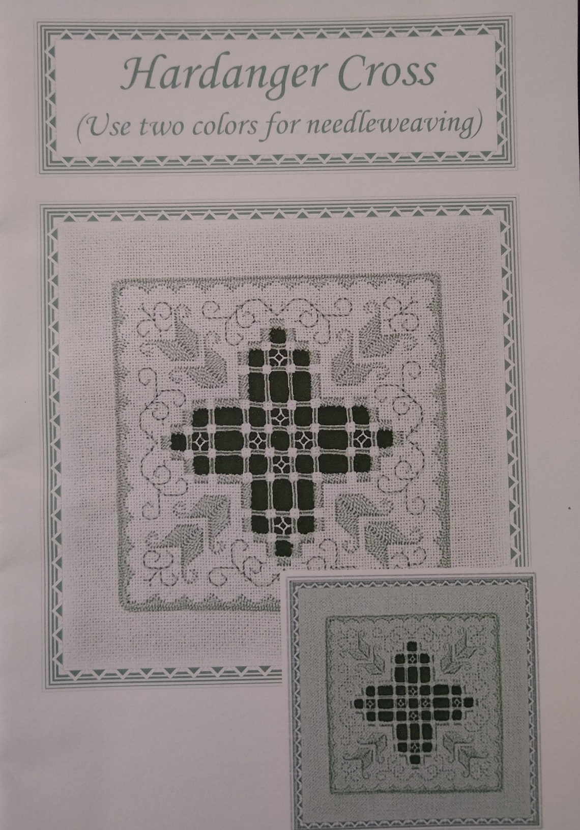 A Stitch in Time Designs-hardanger Cross - Etsy