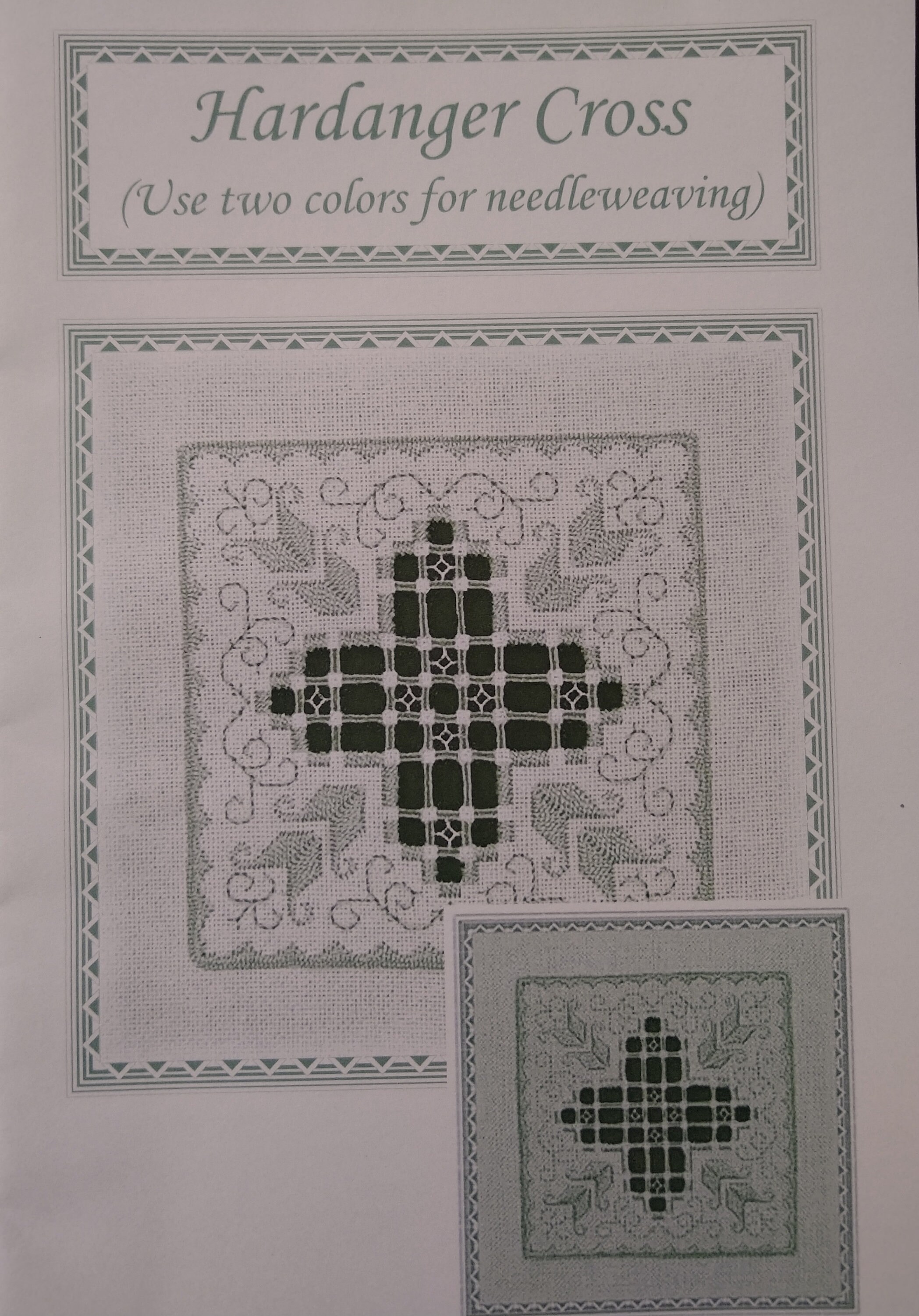 A Stitch in Time Designs-hardanger Cross - Etsy