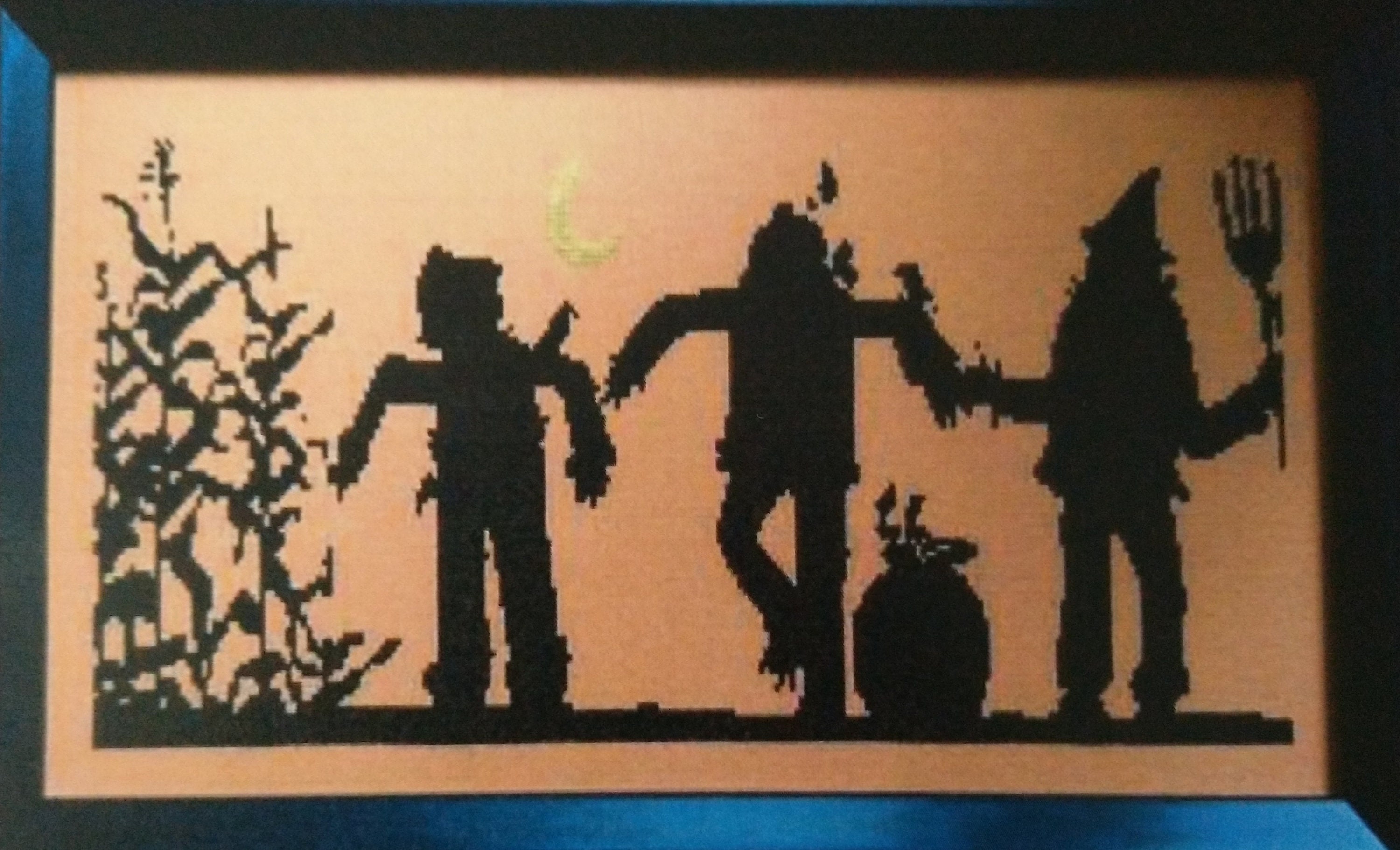 Pickle Barrel Designs- Scarecrow Silhouette Halloween Spooky Pumpkin ...