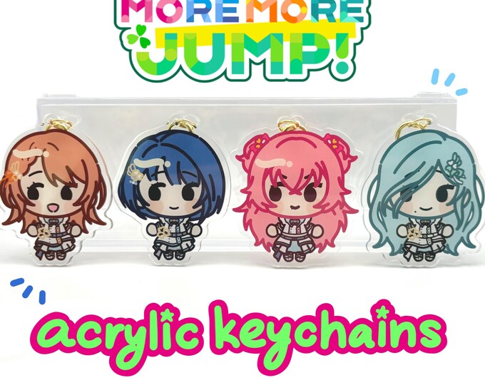Project Sekai Keychains Vocaloid More More Jump Minori Hanasato Haruka ...