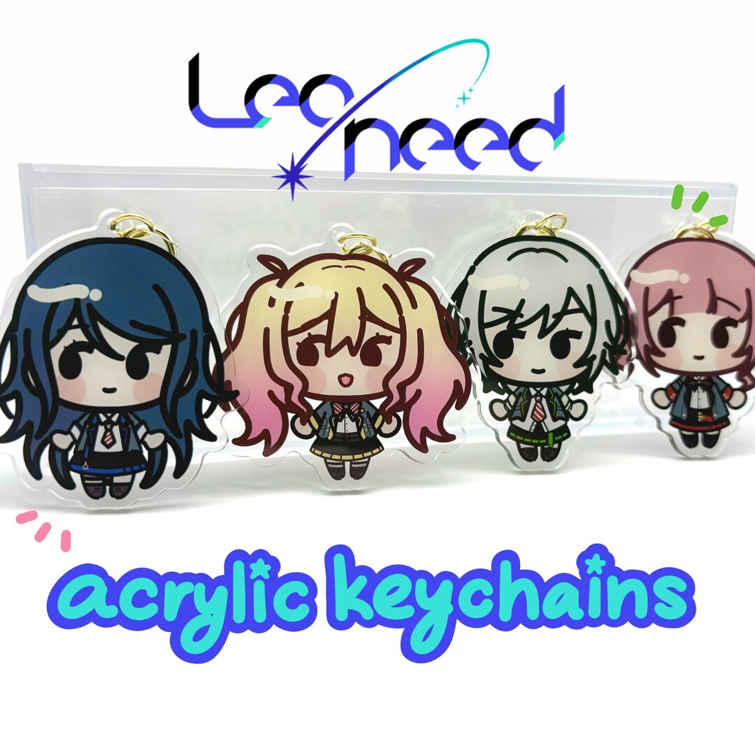 Project Sekai Keychians Vocaloid Leo/need Ichika Hoshino Saki Tenma ...