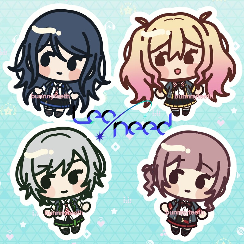 Project Sekai Vocaloid Stickers Handmade - Etsy
