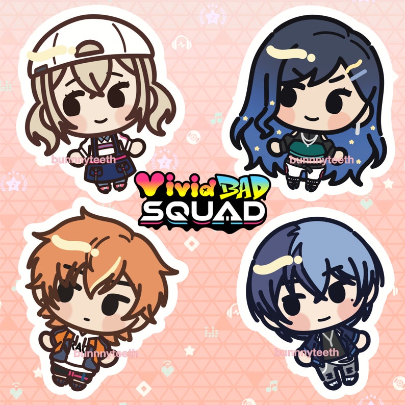 Project Sekai Vocaloid Stickers Handmade - Etsy