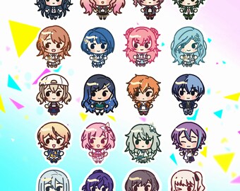 Vocaloid Project Sekai Stickers Hatsune Miku Kagamine Rin Len Megurine ...