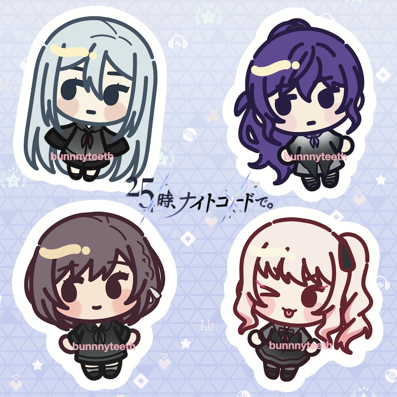 Project Sekai Vocaloid Stickers Handmade - Etsy