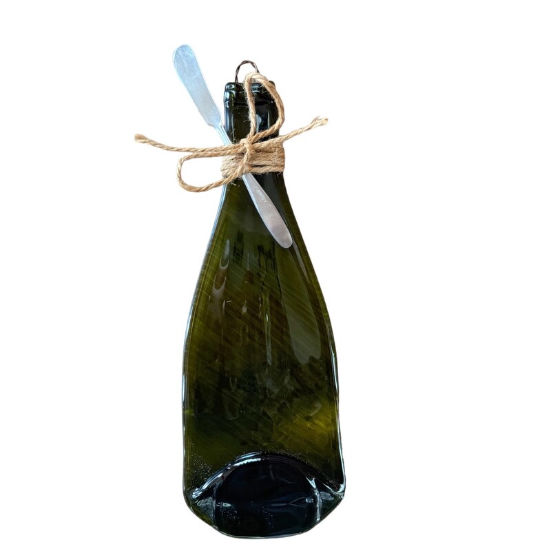 Fused Glass Wine Bottle - Etsy