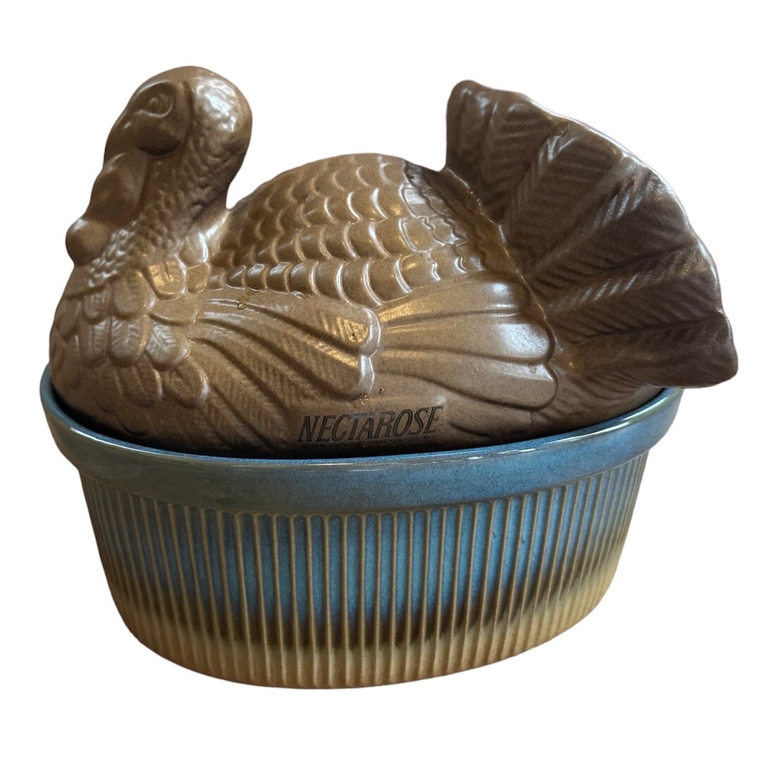 Nectarose Treasure Craft 2qt Thanksgiving Baker With Turkey Lid - Etsy