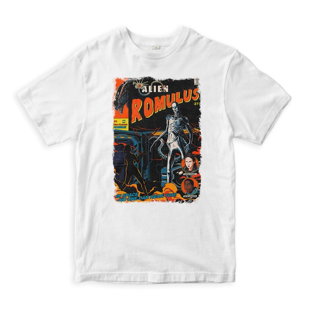Alien Romulus Comics Art T-shirt, Men's and Women's Sizes (XEN-574200 ...