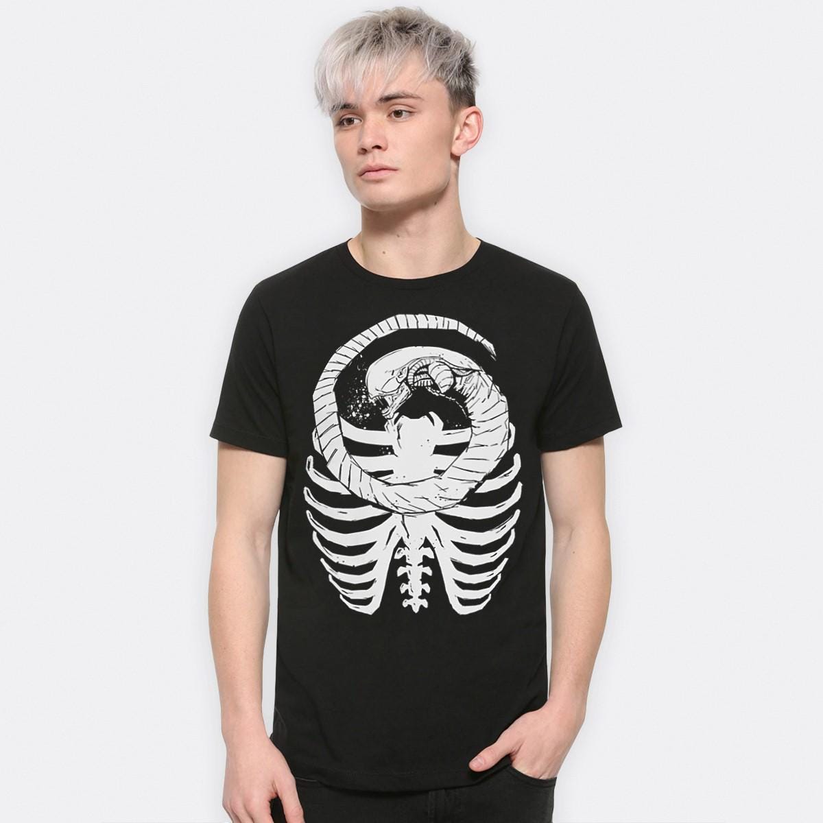Alien Xenomorph Chestburster T-shirt, Men's Women's Sizes XEN-884231 - Etsy