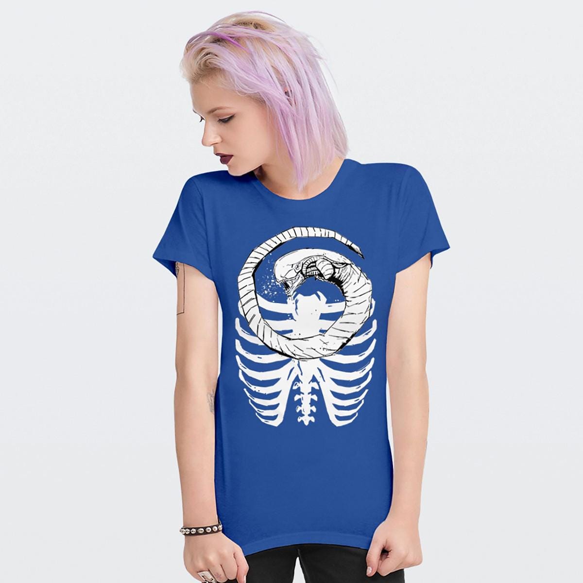 Alien Xenomorph Chestburster T-shirt, Men's and Women's Sizes (XEN ...