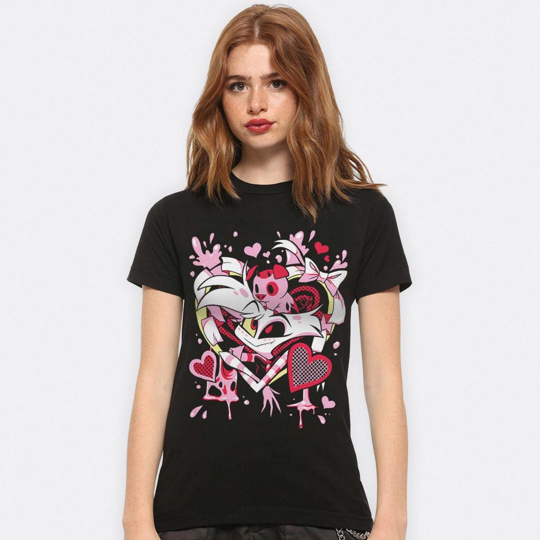 Hazbin Hotel Angel Dust T-shirt, Men's Women's Sizes (HEL-053218) - Etsy