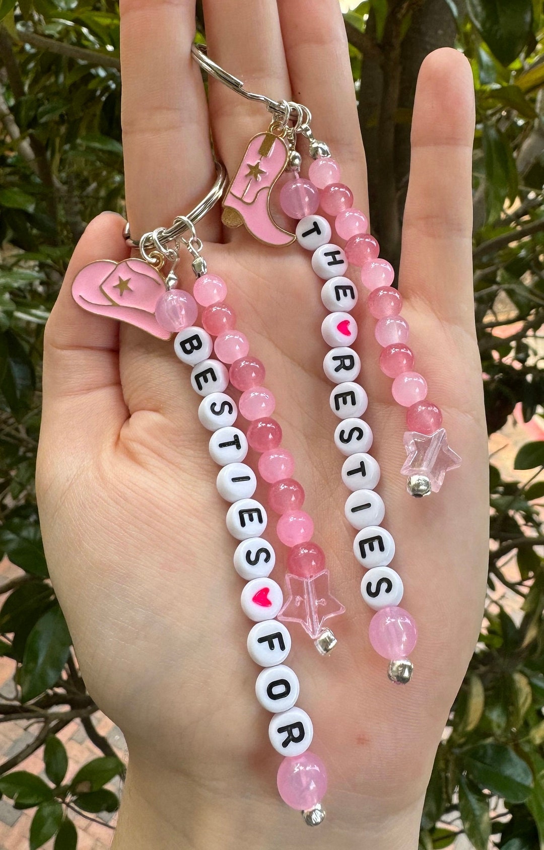Bestie Keychains / Best Friend Keychains / Matching Keychains / Cowgirl ...