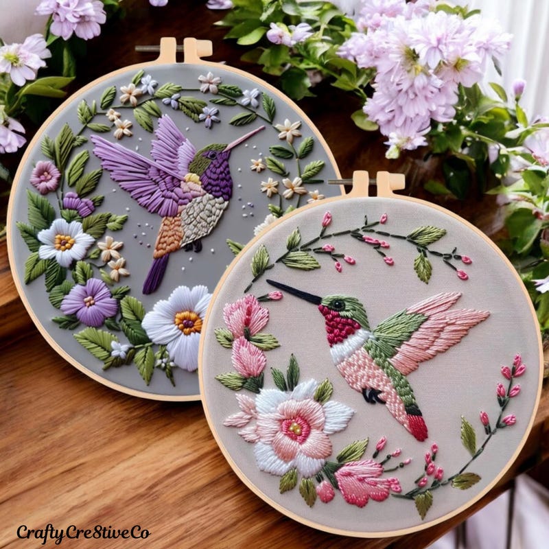 Hand Embroidery Kit - Etsy