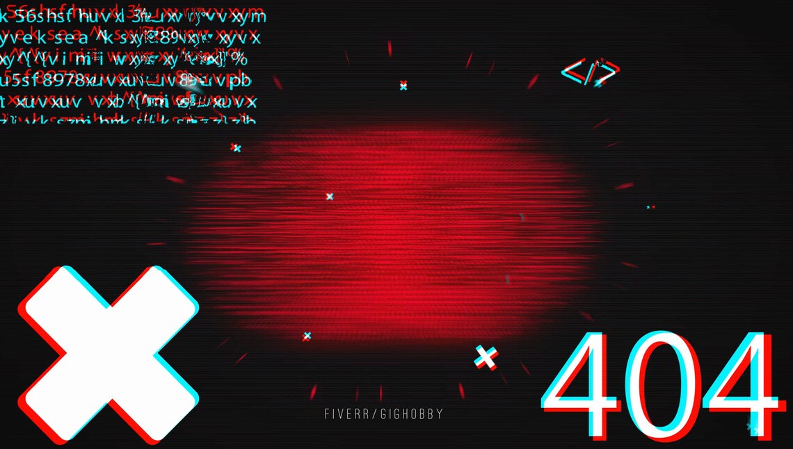 Dubstep Glitch Logo Animation | | After Effects Video Intro in 24 Hours or Less - Etsy