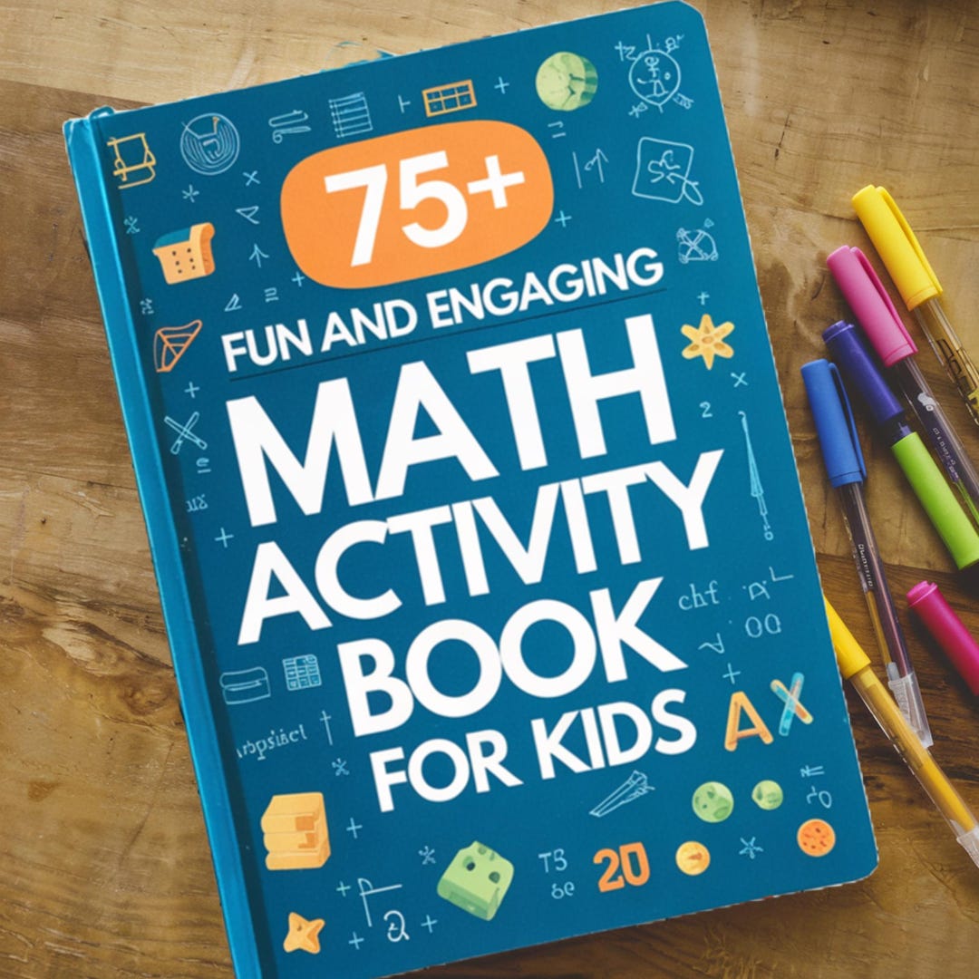 75+ Fun and Engaging Math Activity Book for Kids | Printable Math Games ...
