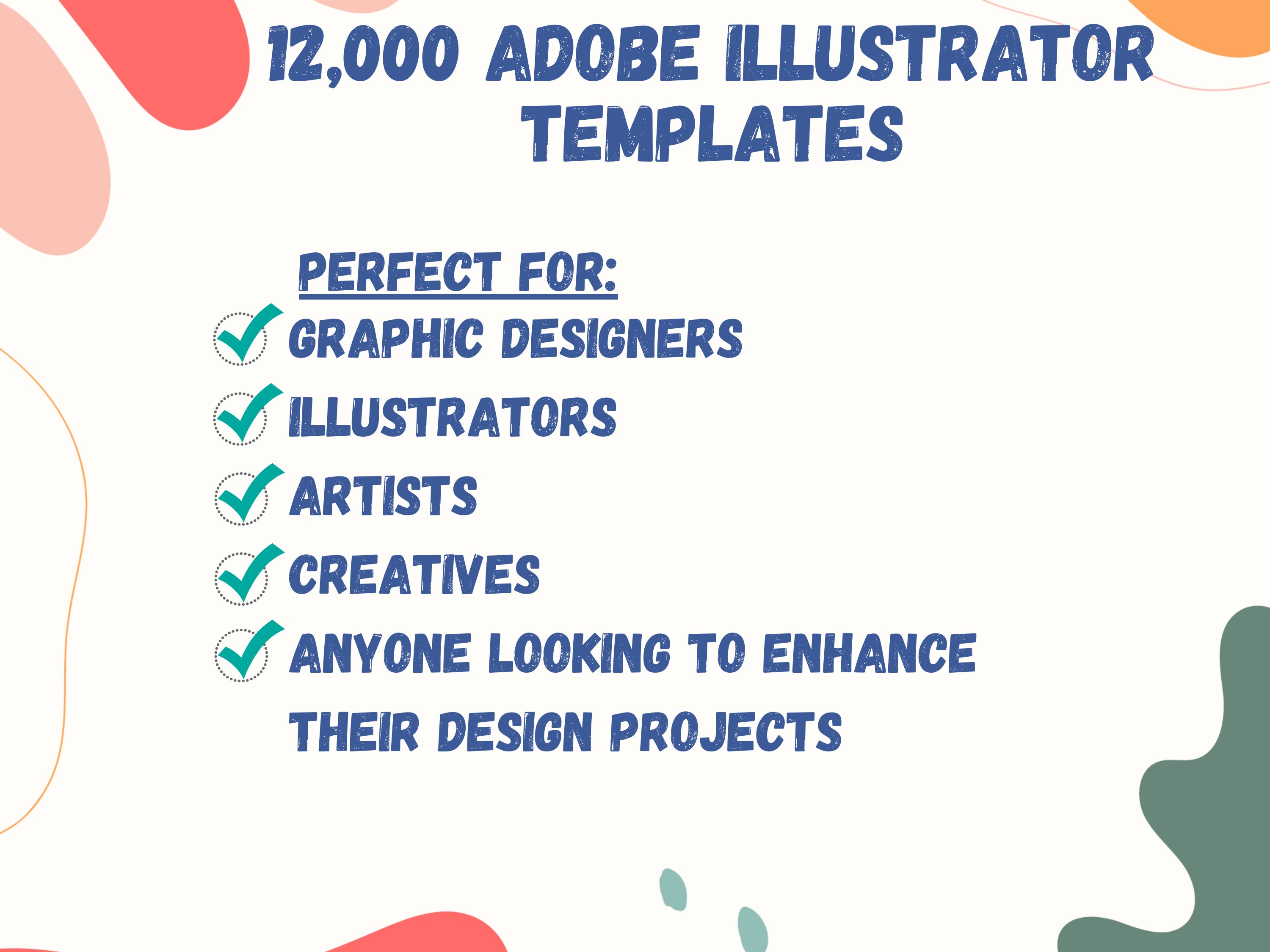 12,000 Adobe Illustrator Templates: Graphic Design, Illustrations ...