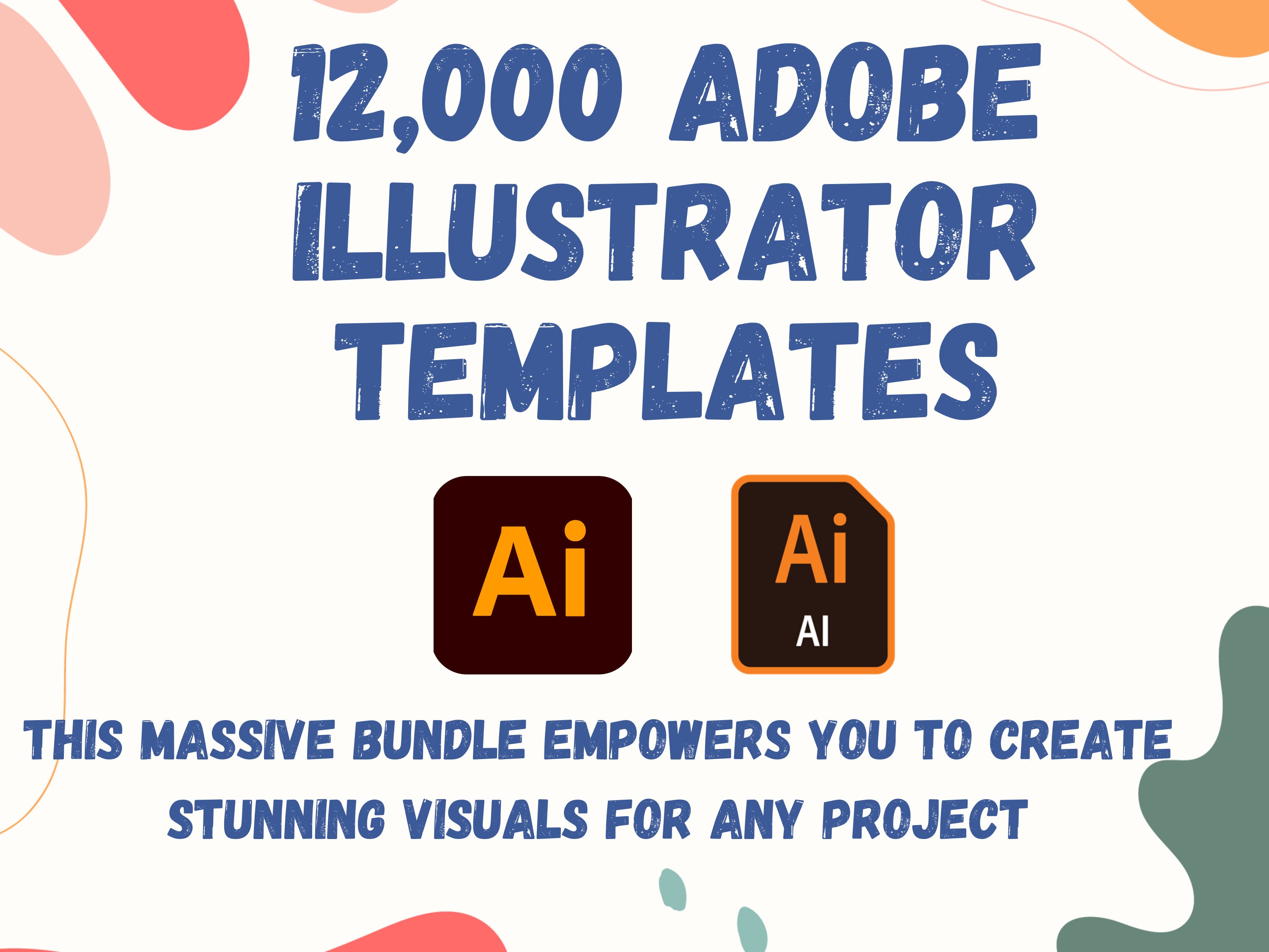 12,000 Adobe Illustrator Templates: Graphic Design, Illustrations ...