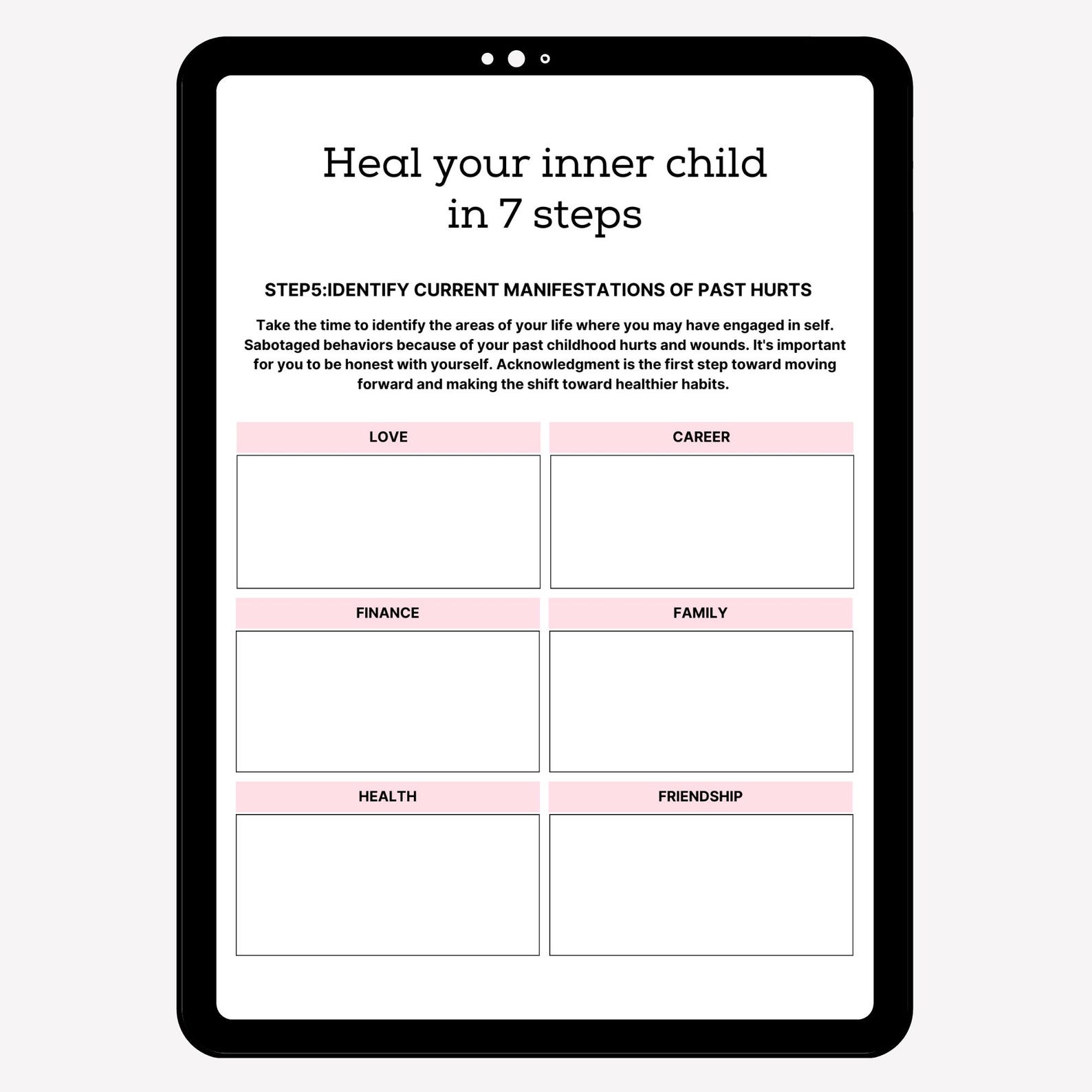 Canva BPTSD and CBT Workbook Templates | 200+ Pages PTSD & Trauma ...