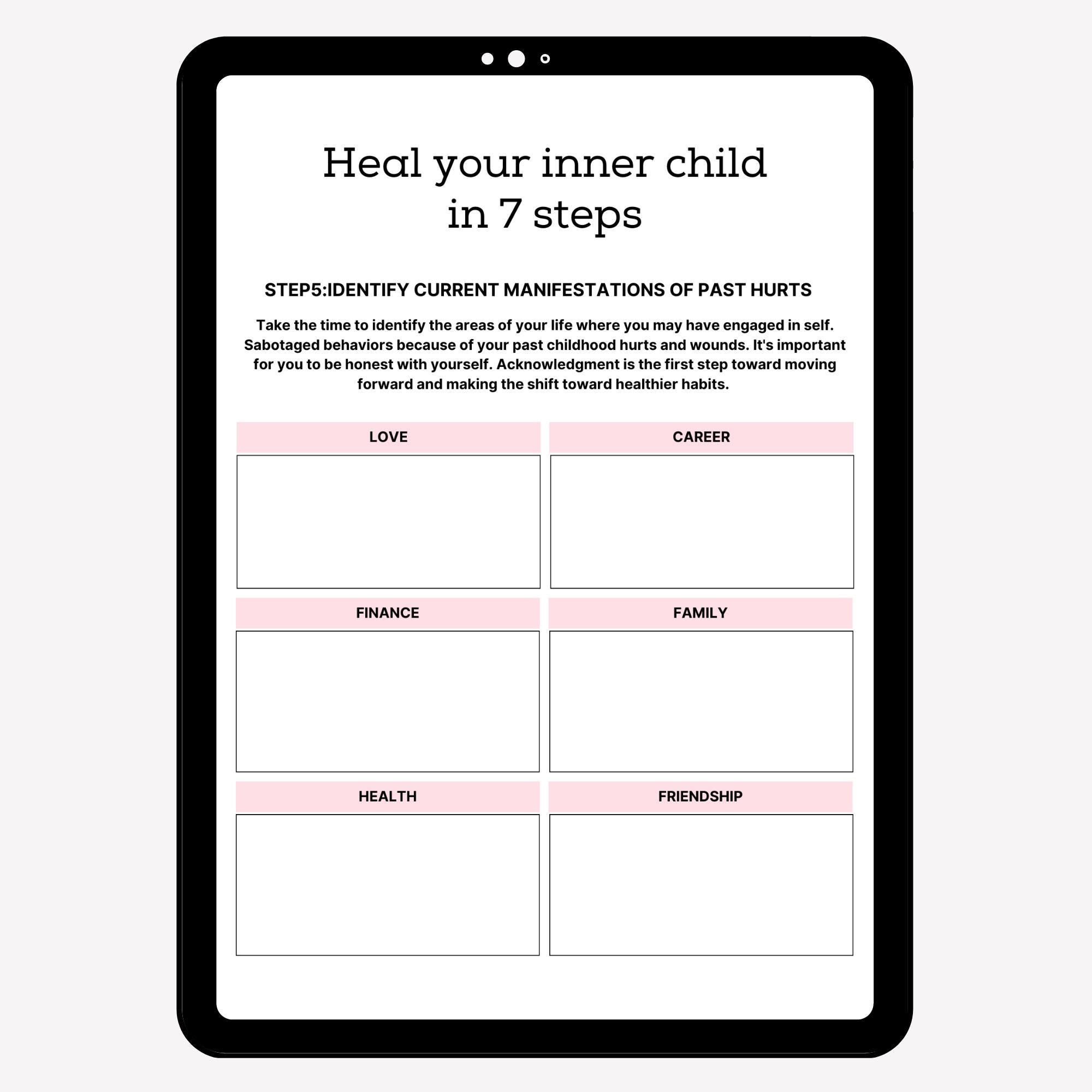 Canva BPTSD and CBT Workbook Templates | 200+ Pages PTSD & Trauma ...
