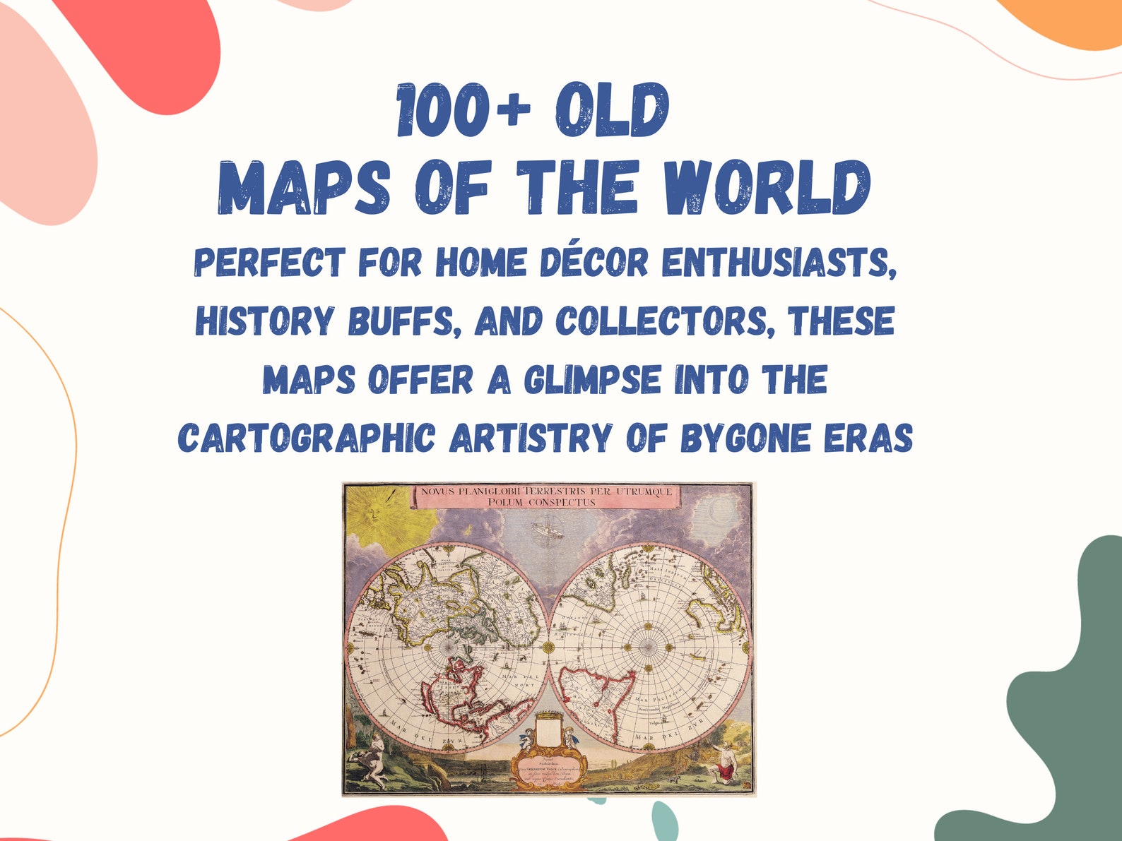 100+ Old Maps of the World | Antique and Vintage Map Collection ...