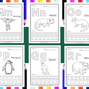 26 Printable Alphabet I Know My Letters Worksheets. Preschool ...