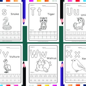 26 Printable Alphabet I Know My Letters Worksheets. Preschool ...