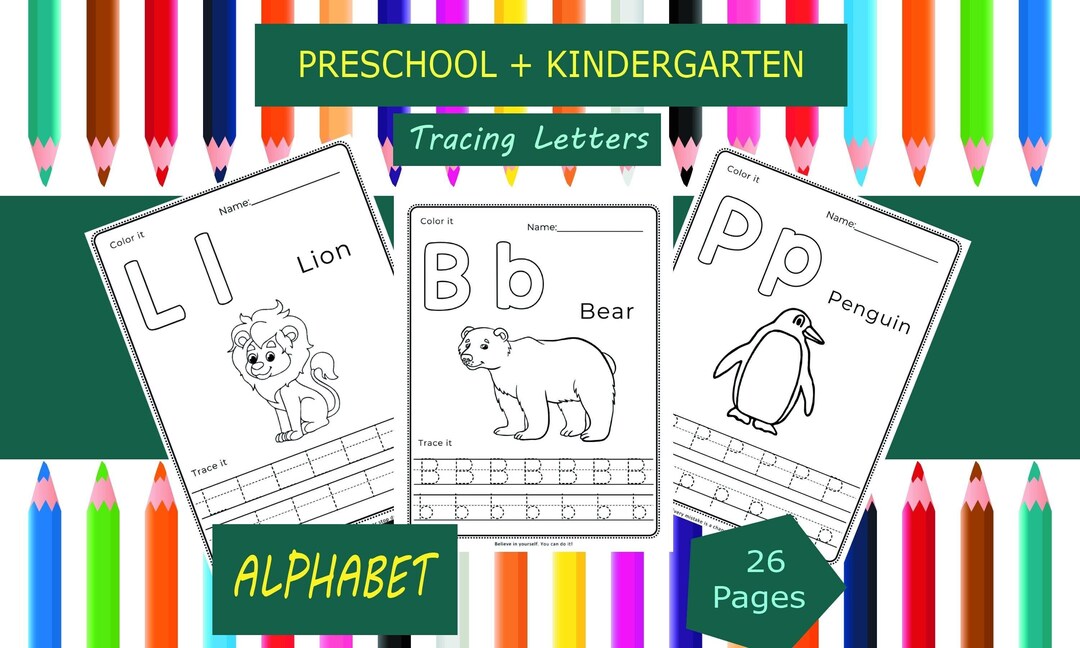26 Printable Alphabet I Know My Letters Worksheets. Preschool ...