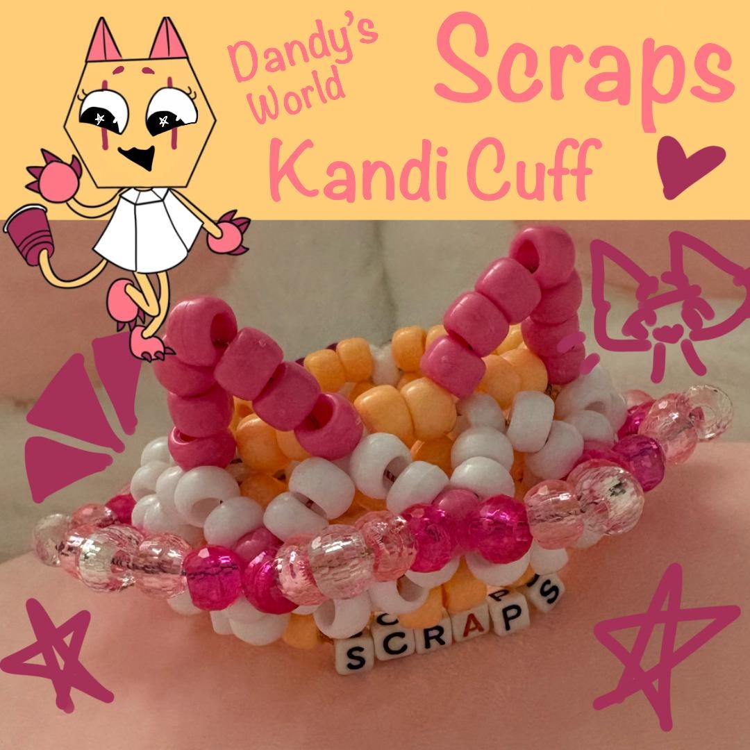 Scraps Dandy’s World Kandi Cuff! - Etsy