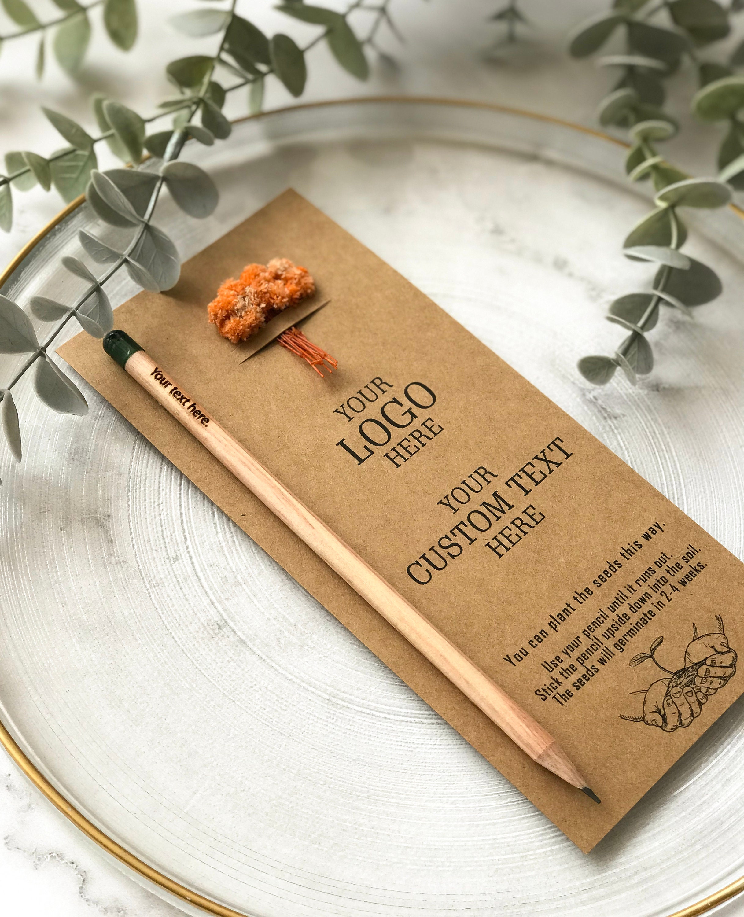 Personalized Corporate Pencil Gift, Business Giveaways, Gift for ...