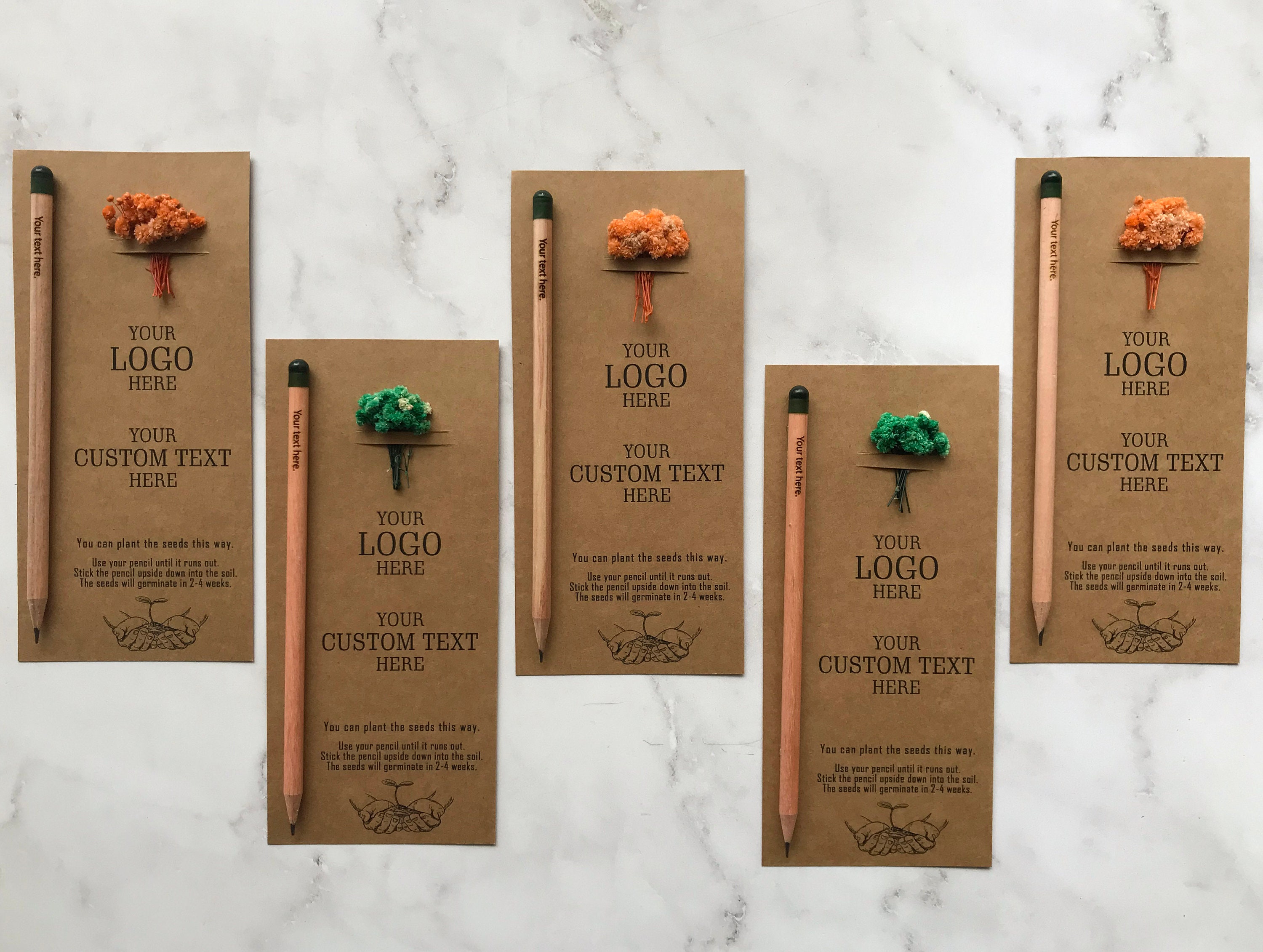 Personalized Corporate Seed Pencil Gifts for Clients, Promotional ...