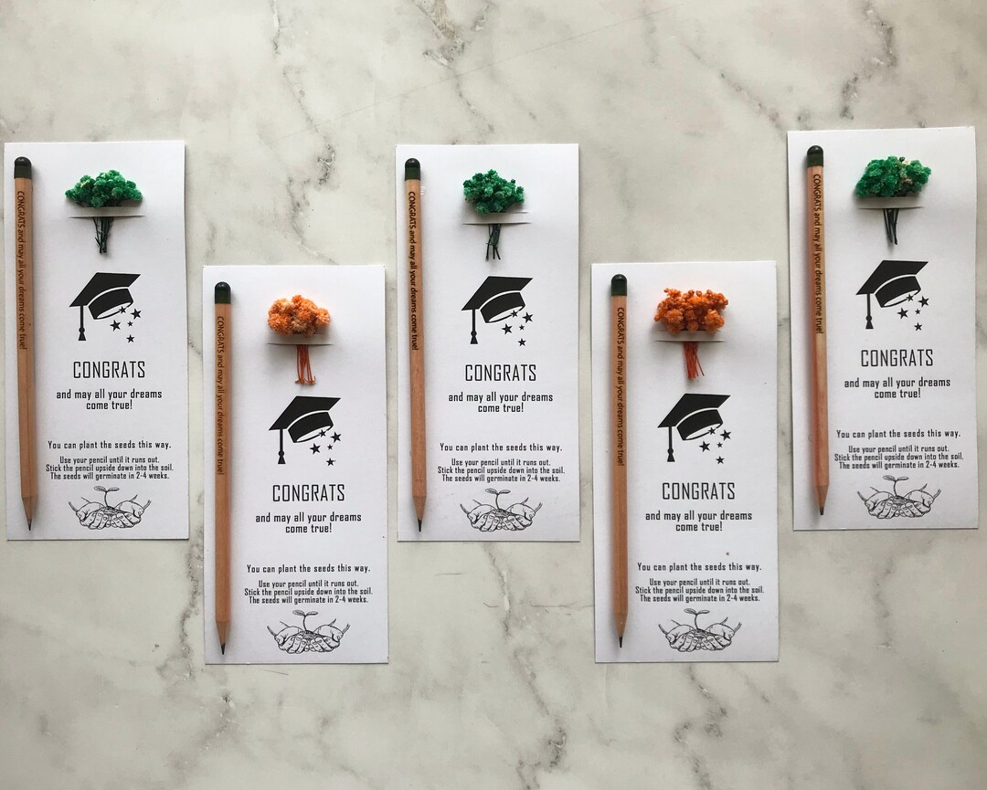 Custom Graduation Pencil Gifts, Affordable Graduation Favors ...