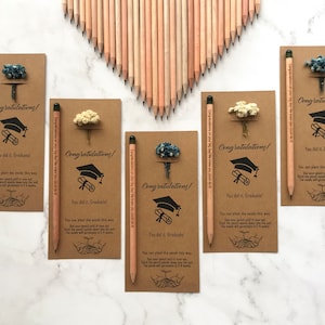 Personalized Graduation Pencils, Graduation Students Gifts, Class of ...