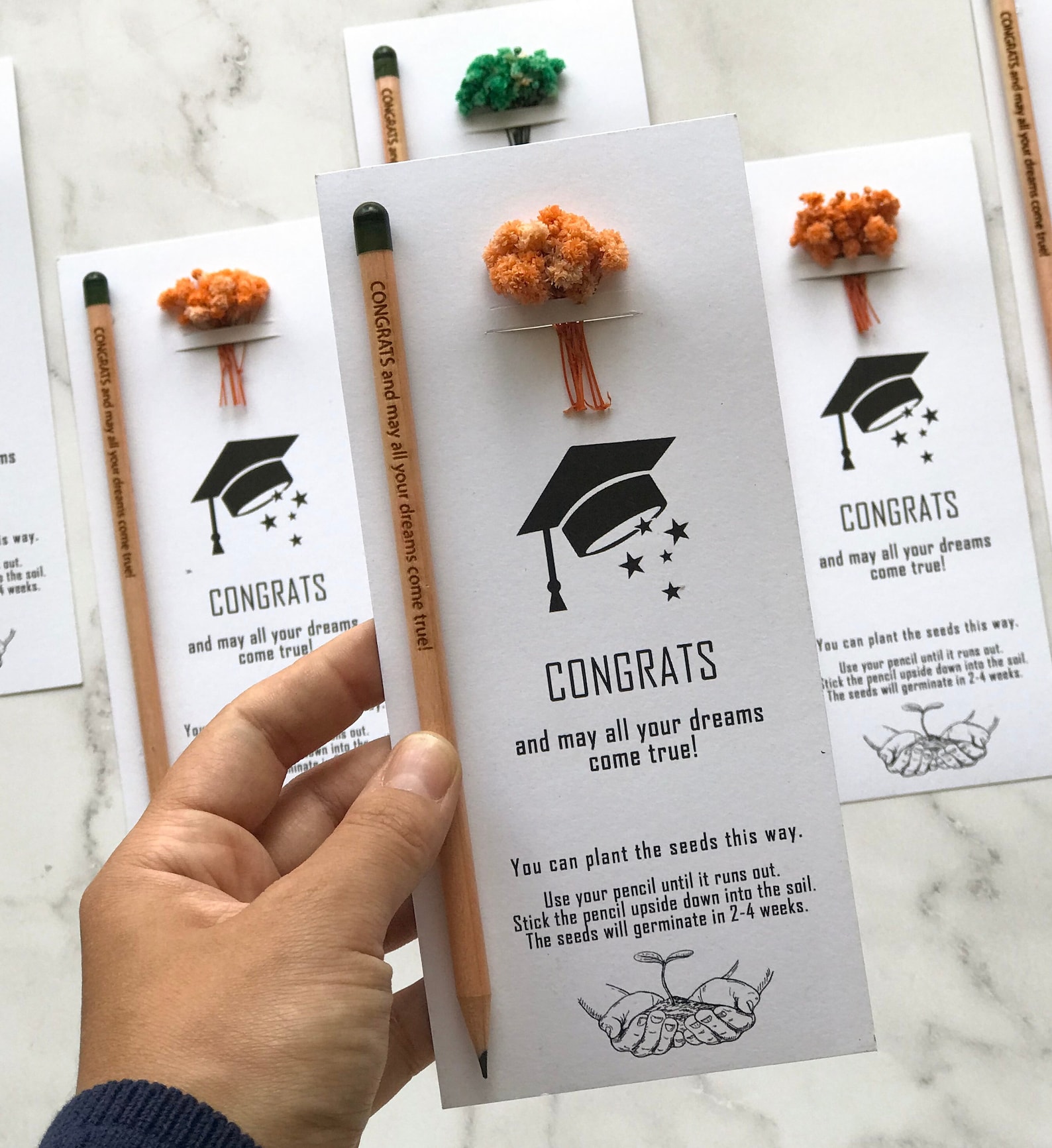 Graduation Memorial Pencil Favors, Graduation Celebration Gifts, Custom ...