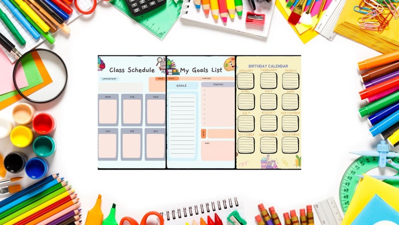 Student Planner for Your Student Every School Days - Etsy